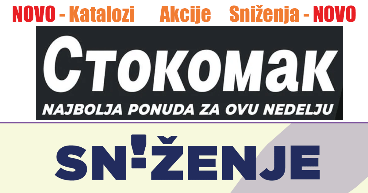 Stokomak akcija – Sniženja i ponuda prehrambenih proizvoda